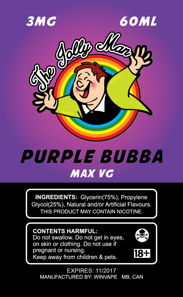 PURPLE BUBBA | WinVape.com | Quality Vape Hardware and E-cigarette Kits ...